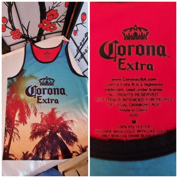 Shirts | Corona Extra Tank Top Unisex Size Medium | Poshmark